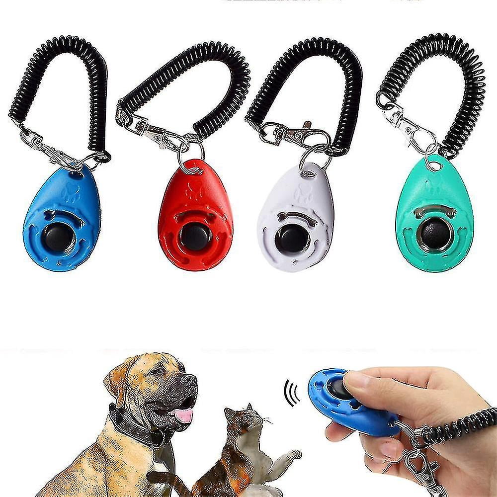 Paquete de 4 Clickers para perros, Clicker para adiestramiento de ...