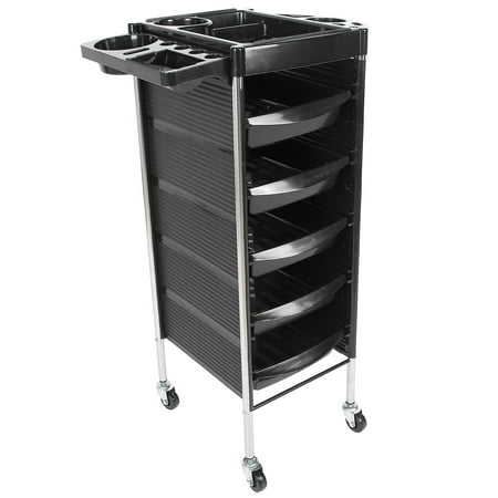 Hair Salon Trolley, Storage Cart Organizer Portable Salon Storage Cart ...