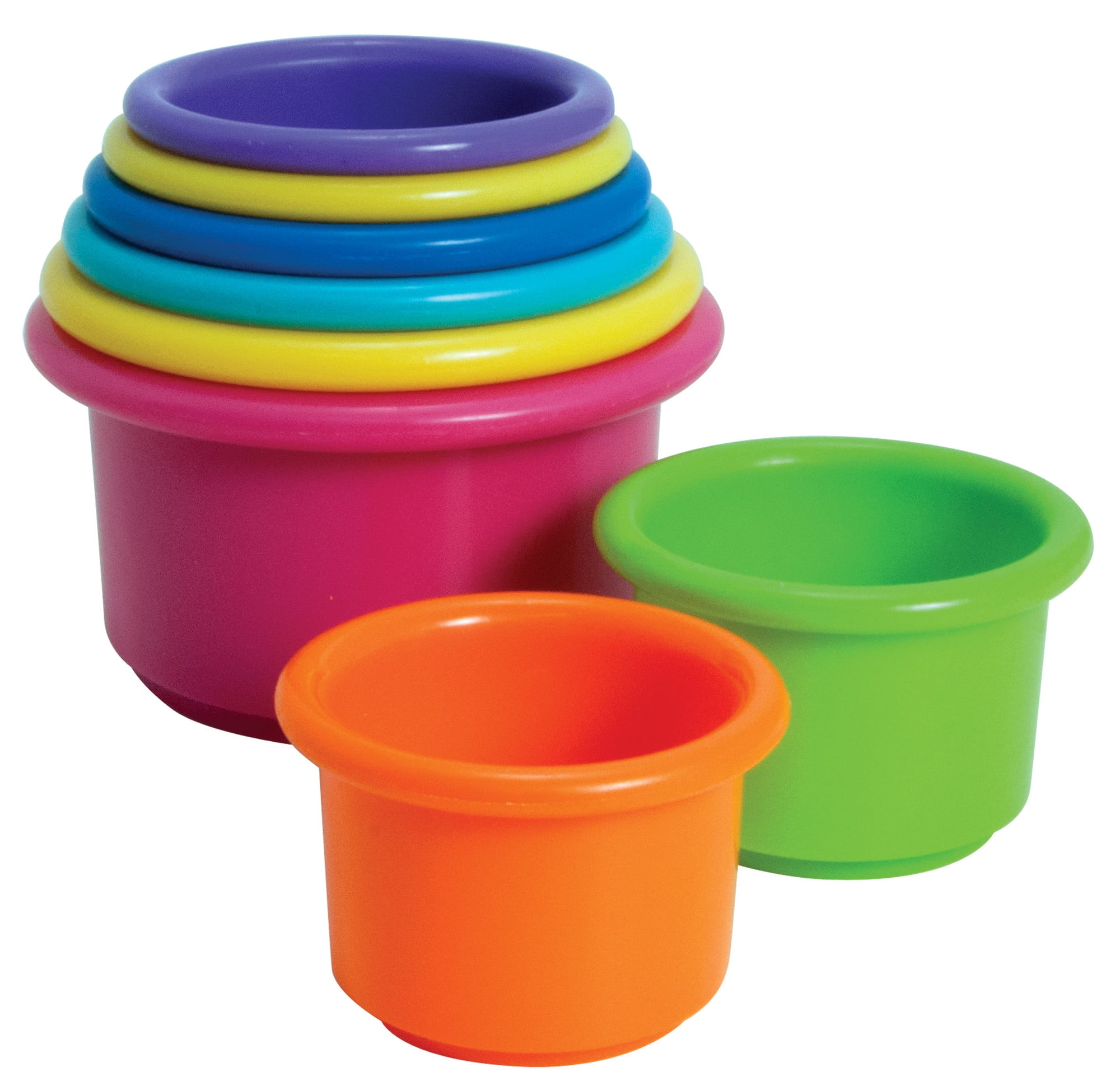 The First Years Stack Count Cups Toddler Stacking Cup Toys 8 Pieces