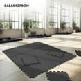 BalanceFrom Extra Thick Puzzle Exercise Mat, EVA Foam Interlocking ...