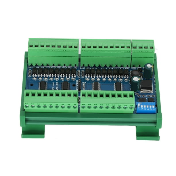 RS485 Input Controller 32 Channel DIN Rail Isolated PLC Switch Quantity ...