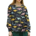AHMOMEI Cartoon Animal Print Scrub Jackets for Woman S-5XL Plus Size ...