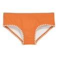 Girls Cute Solid Triangle Swim Bottom with Irregular Side Design for ...