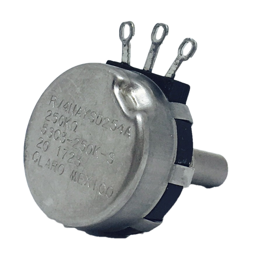RV4NAYSD254A Potentiometers 250K Ohm 10% 2W 6.35mm, 53C3250K - Walmart.com