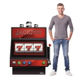 Vegas Slot Machine Cardboard Cutout Standup - Walmart.com