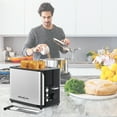 Vimukun Toaster 2 Slice, Extra Wide Slot, Stainless Steel, 7 Browning ...