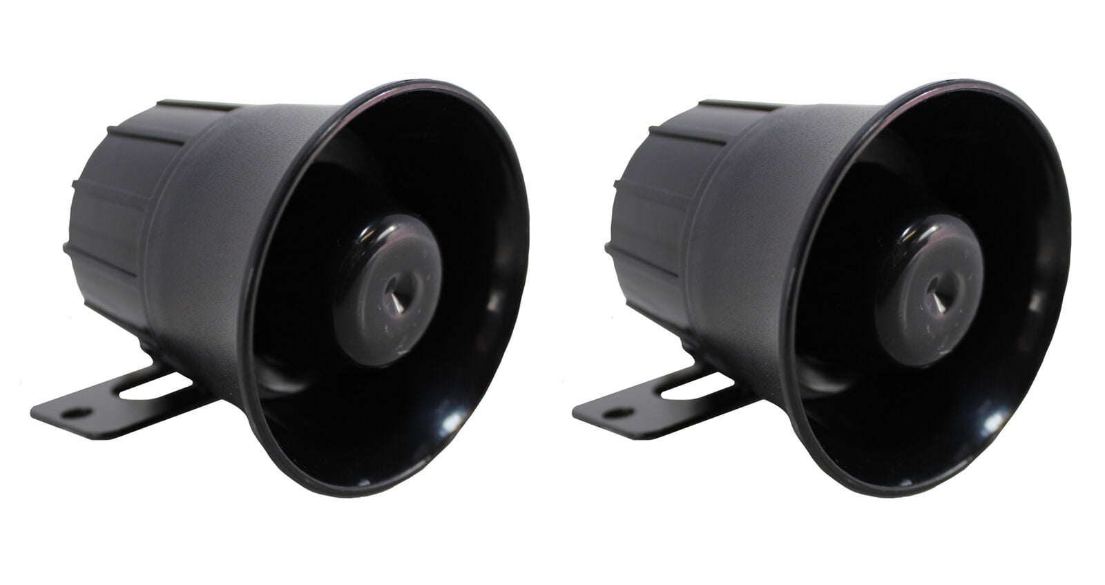 2 x SCYTEK 120 DB 6 Tone Mini Loud Siren Horn 12 Volt Universal 20W ...