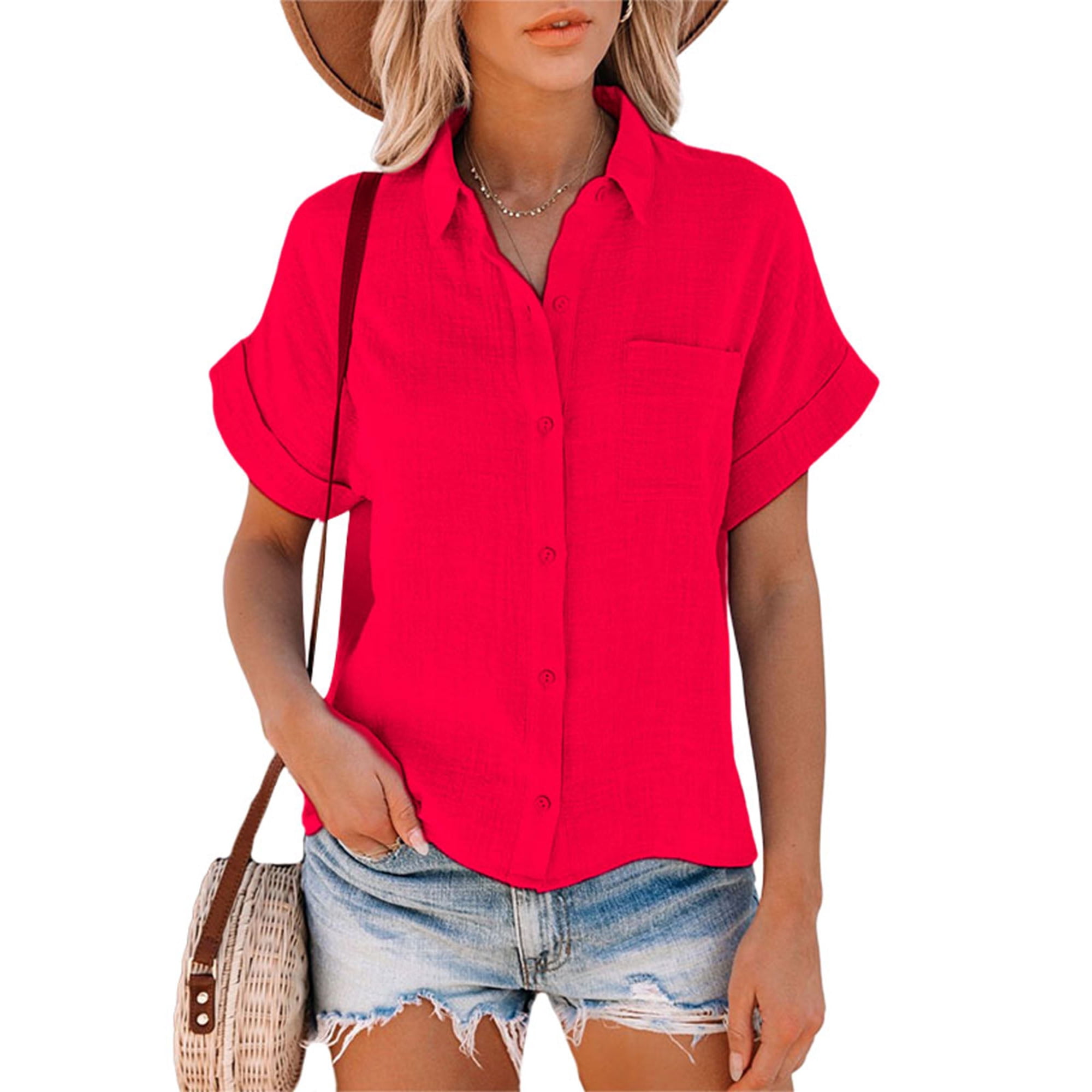 Click here for Innerwin Tops Short Sleeve Women Shirts Holiday Bu... prices