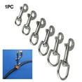 chengsi 1PCS 316 Stainless Steel Diving Swivel Bolt Snap Spring Hook ...