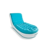 Intex Inflatable Splash Cafe Lounge Chair with Backrest - Aqua Blue ...