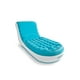 Intex Inflatable Splash Cafe Lounge Chair with Backrest - Aqua Blue ...