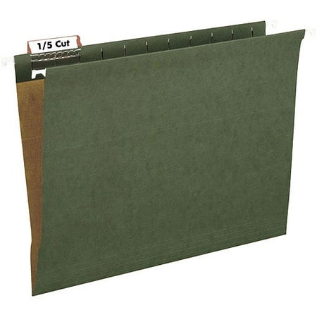 School Smart Legal Size Hanging File Folders with 1/3-Cut Tab, 25-Pack ...