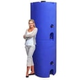 WaterPrepared 160 Gal Stackable Design Utility Water Tank with Large ...