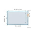 91 Segment EPaper Display 1.9" Segments Black White EPaper Module I2C ...