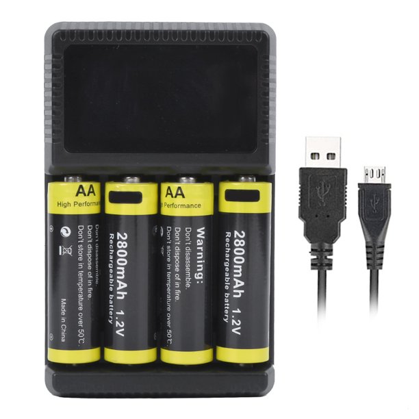 Battery Charger Lcd Display Screen Battery Charger Usb Battery Charger ...