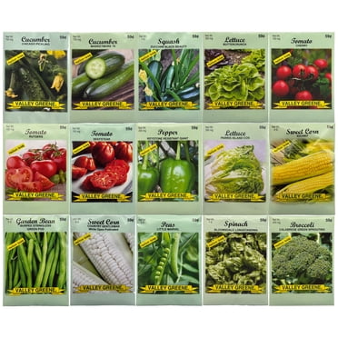 Fine Seeds Heirloom Vegetable Seeds Survival Garden Kit, 39 Varieties ...