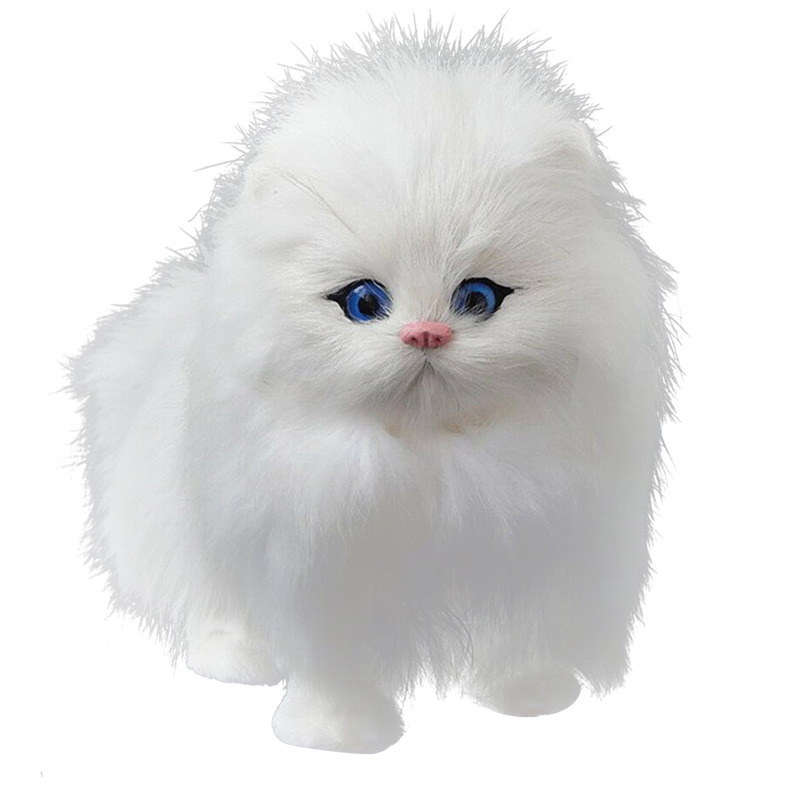Realistic Sounding Cat Shape Plush Toys Simulation Stuffed Animal ...