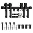 4-16FT Bypass Barn Door Slides Hardware Kit, Sliding Door Hanging Track ...