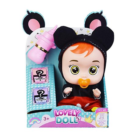 Cute Animal Toy Doll 6 Inch Crying Doll Rebirth Silicone Doll Small ...