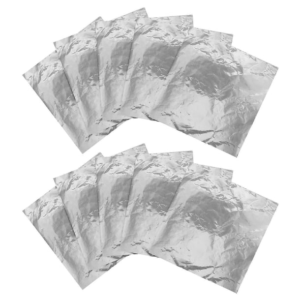 Silver Aluminum Foil Candy Wrappers for Wrapping Small Treats and ...