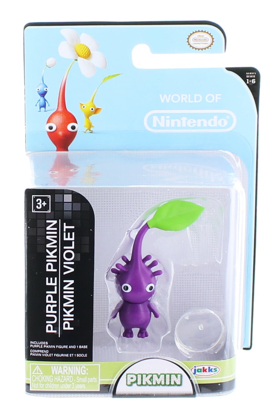 Super Mario World of Nintendo Purple Pikmin Mini Figure - Walmart.com