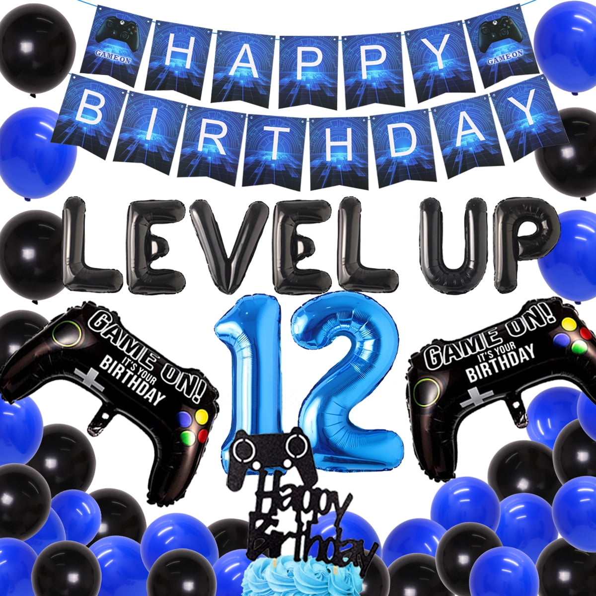 Click here for Joymemo Video Game 12th Birthday Party Decorations... prices