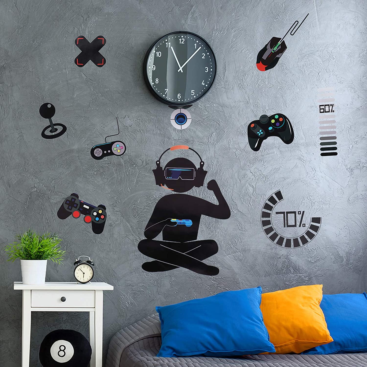 Wall Décor Game Zone Wall Decal,Game Wall Art,Best Gamer Wall Sticker ...