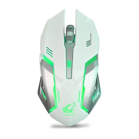 Free Wolf X7 Wireless Mouse Desktop Ergonomic Mouse Pratical Gaming ...