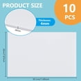 Plastic Corrugated Sheets Pads for DIY Crafts Model Building Rectangle ...