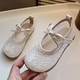 Byoo Lace Mary Jane Flats for Girls Bow Tie Breathable Lightweight ...