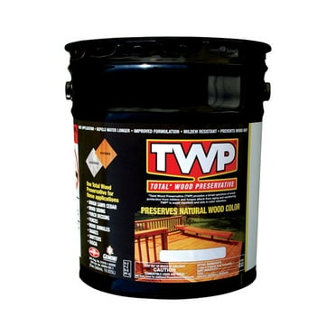 TWP 1516 Rustic Oak Low Voc Preservative Stain 5gal - Walmart.com