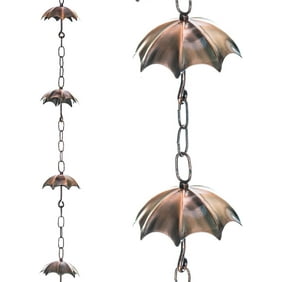Good Directions Sun Rain Chain, Pure Copper - 8.5 ft. - Walmart.com