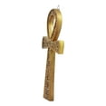 Ebros Small Crux Ansata Egyptian Golden Ankh Wall Decor Figurine 7.25 ...