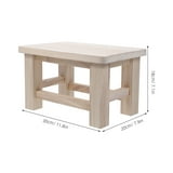 unbranded Solid Wooden Small Stool Convenient Small Stool Foot Stool ...
