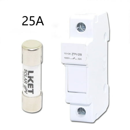 Solar PV Fuse 1000V DC Fuse 10X38 PV Fuse Holder for Solar System ...
