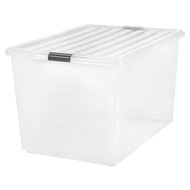 Plano Storage Trunk with Wheels, Large, 108-Quart Lockable Storage Box ...