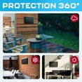 Garnetics Waterproof Outdoor TV Cover, 30-32” Protector, Oxford 600D ...