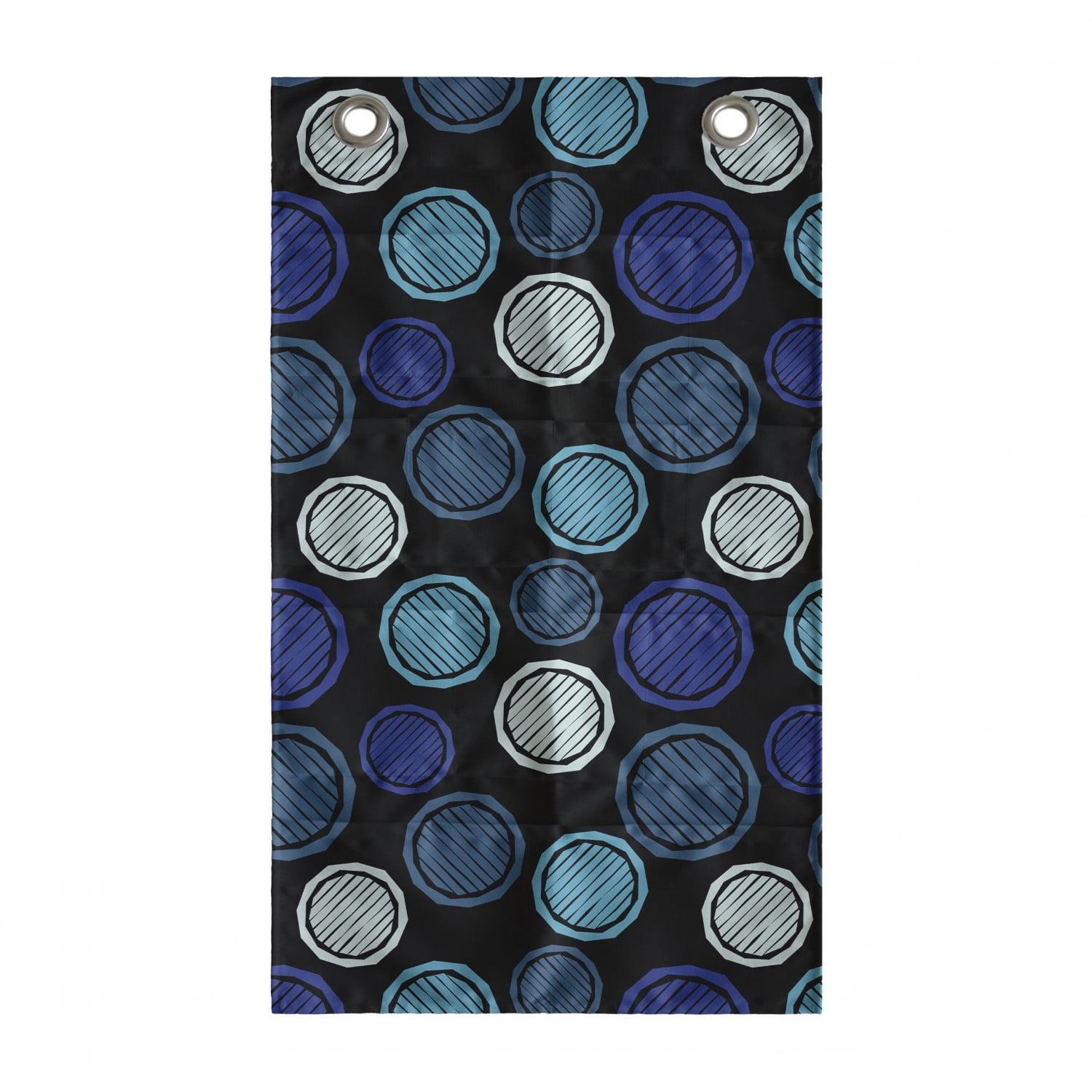 Abstract Hanging Pocket Organizer, Blue Color Palette Polka Dots ...