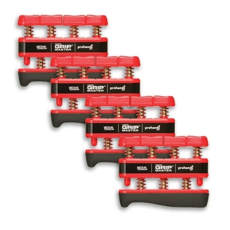 Prohands Gripmaster Hand Exerciser  Finger Exerciser (Hand Grip Strengthener)  Spring-Loaded  Finger-Piston System  Isolate And Exercise Each Finger 