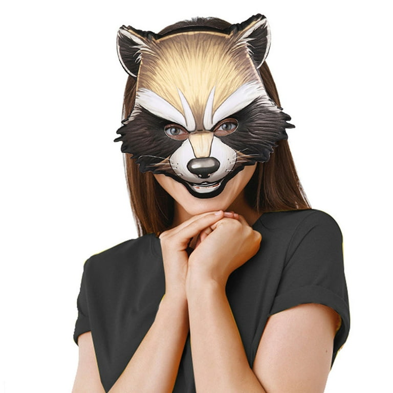 Rocket Raccoon Face Makeup