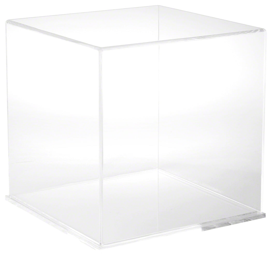 Plymor Clear Acrylic Display Case with Clear Base, 12" x 12" x 12 ...