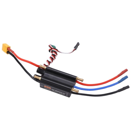60A Brushless ESC, Double Channel Drainage Brushless Electronic Speed ...