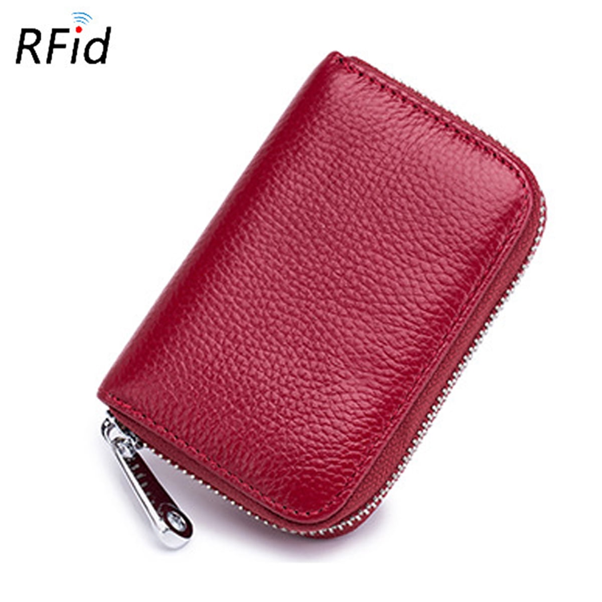 PU Card Holder Wallet Men Women Anti Rfid Blocking Mini Money Wallets ...