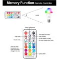 RGB Led Light Bulbs 10W Color Changing Light Bulb with Remote Control ...