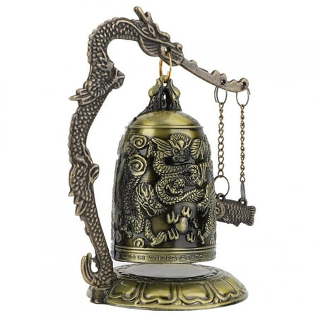 Bronze Dragon Lock Bell Vintage Dragon Bell, Vintage Dragon Lock Bronze ...