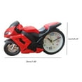 Creative Motorcycle Shape Quartz Clock Alarm Clocks Timekeeper Desktop ...