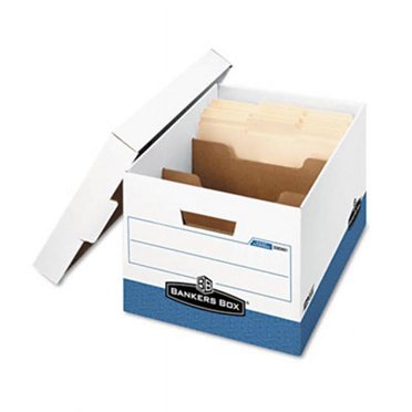 Bankers Box Side-Tab File Storage Box Letter 15-1/4 x 13-1/2 x 10-3/4 ...