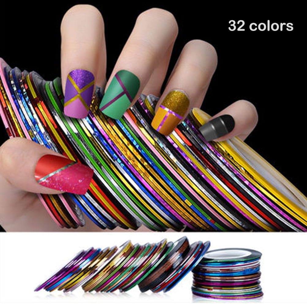 Click here for Dewin 32 Colors Nail Striping Tape Lines Multicolo... prices
