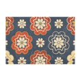 BZSMCE Flower Pattern 2-Piece Non-Slip Absorbent Bathroom Rug Set, Soft ...