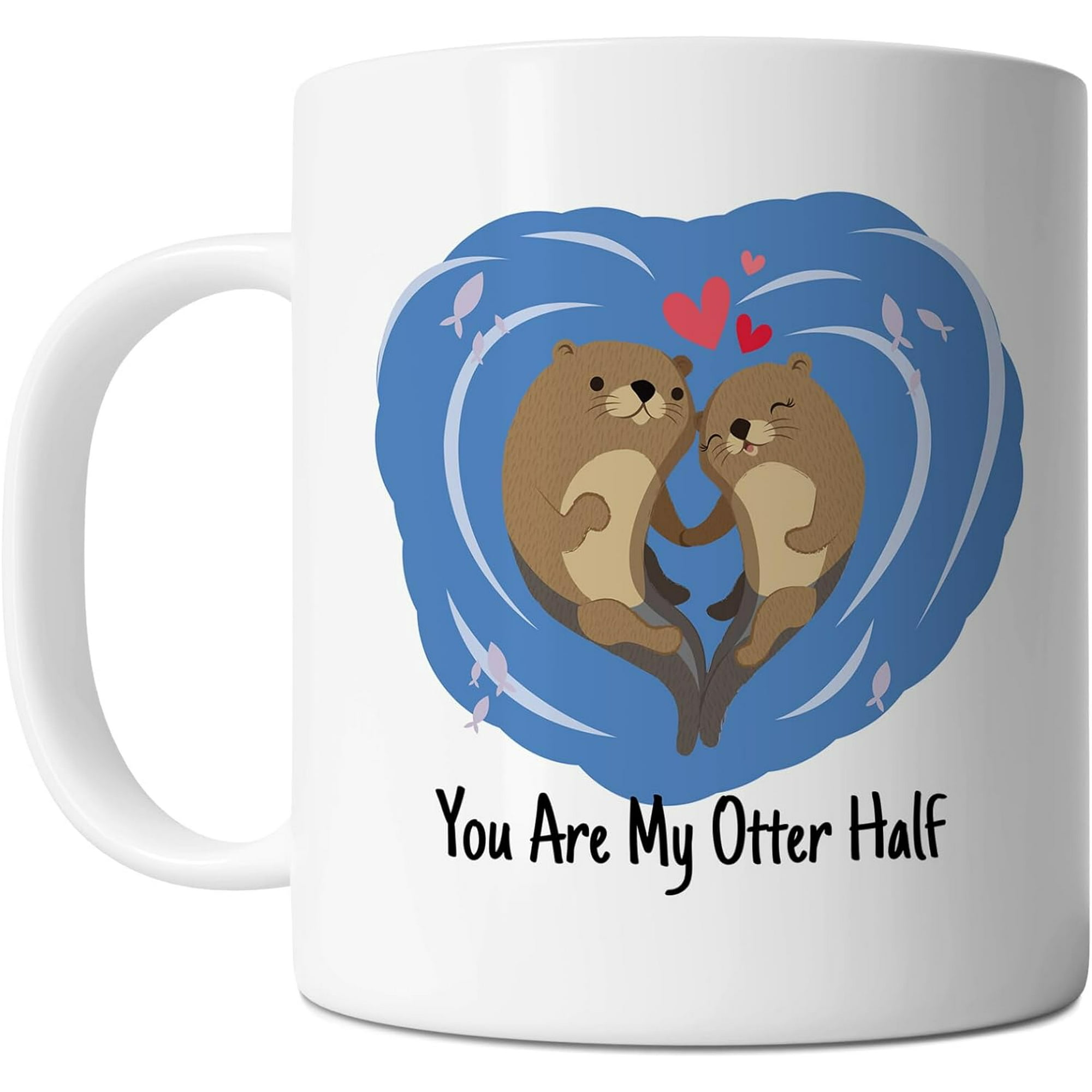 Click here for Zaliasaku You Are My Otter Half Mug - Love You Val... prices